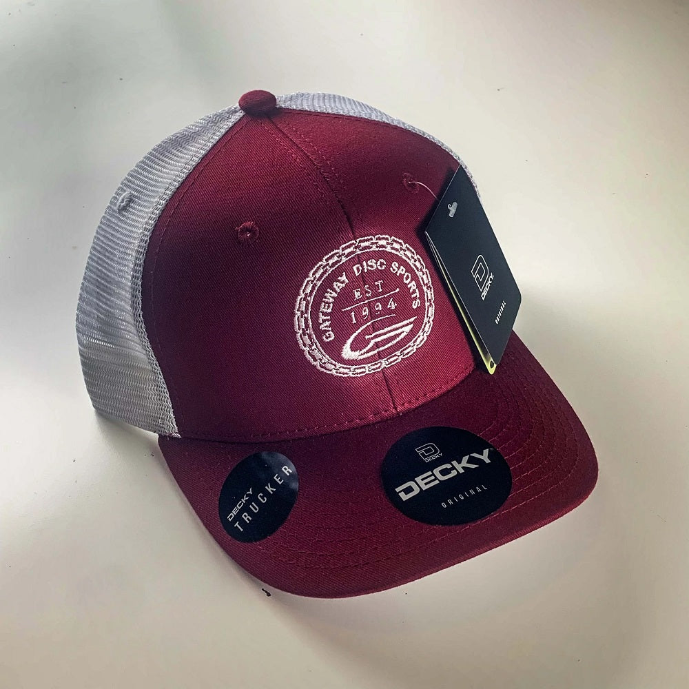 Gateway Disc Sports Circle of Chains Logo Snapback Mesh Disc Golf Hat ...