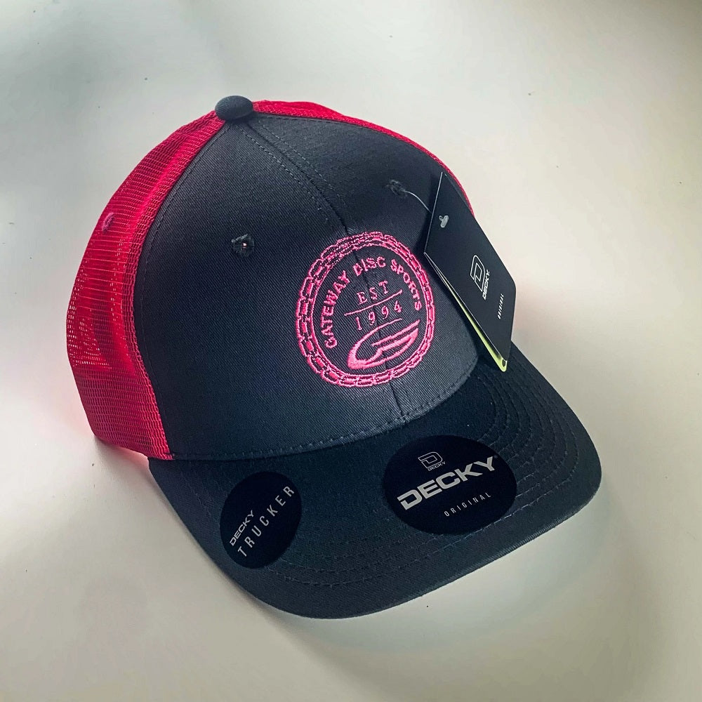 Gateway Disc Sports Circle of Chains Logo Snapback Mesh Disc Golf Hat ...