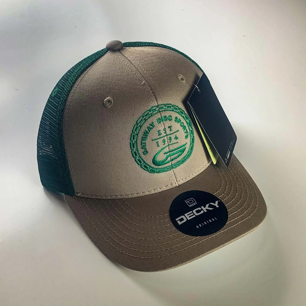 Gateway Disc Sports Circle of Chains Logo Snapback Mesh Disc Golf Hat ...