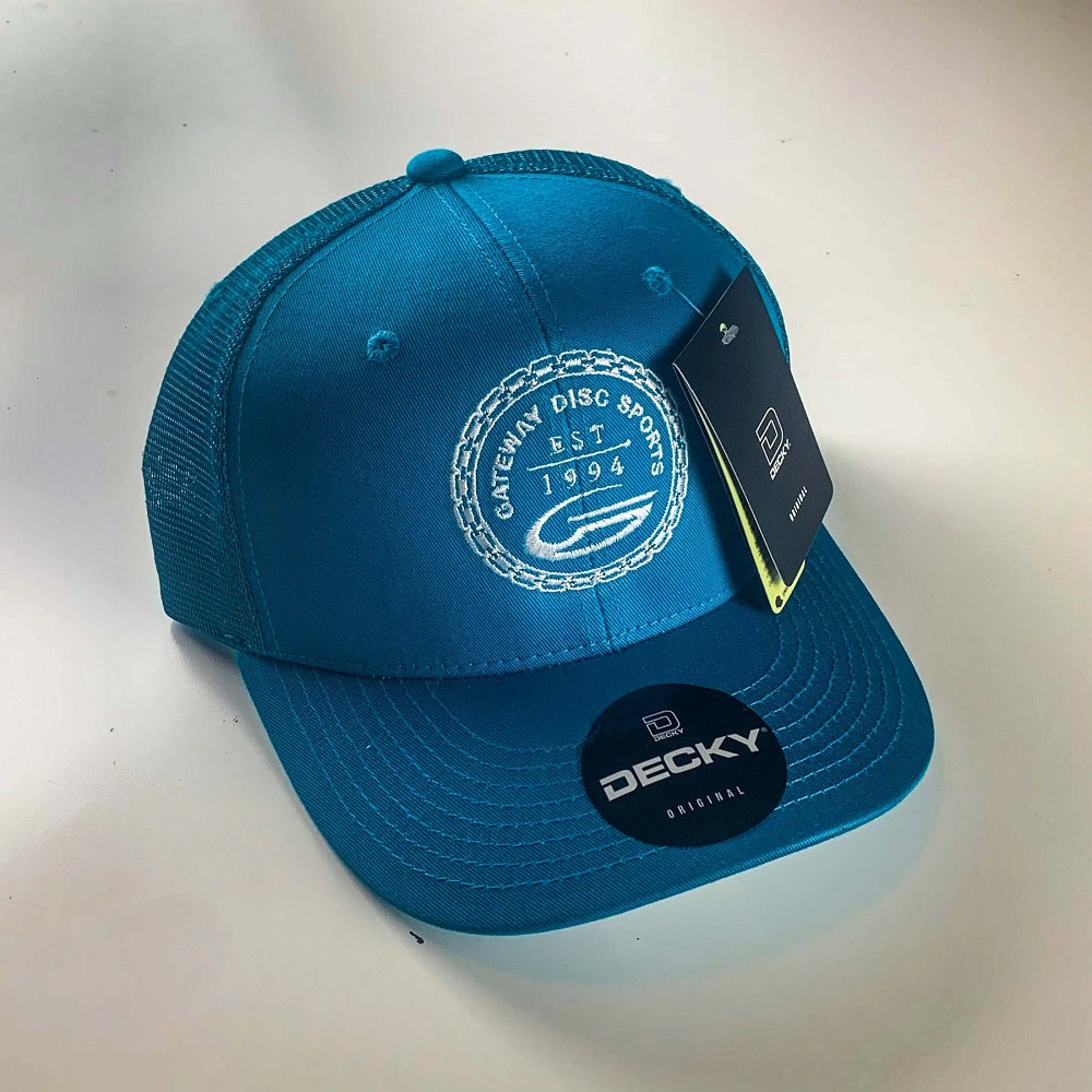 Gateway Disc Sports Circle of Chains Logo Snapback Mesh Disc Golf Hat ...